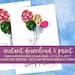 Happy Birthday Blank Inside Printable Greeting Card - Etsy
