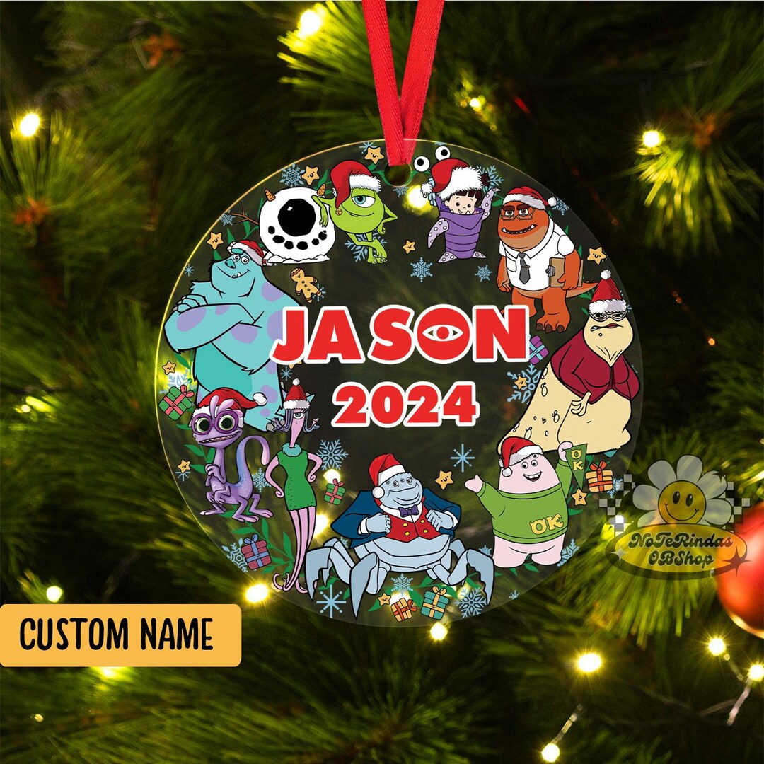 Personalized Disney Monsters Inc. Ornament, Sully Ornament Boo Mike ...