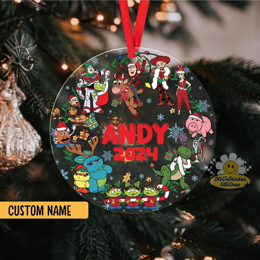Personalized Disney Pixar Toy Story Christmas Ornament, Custom Name Toy ...