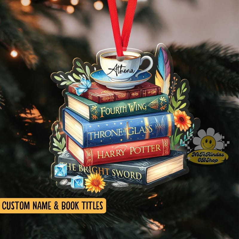 Christmas Book Decor - Etsy