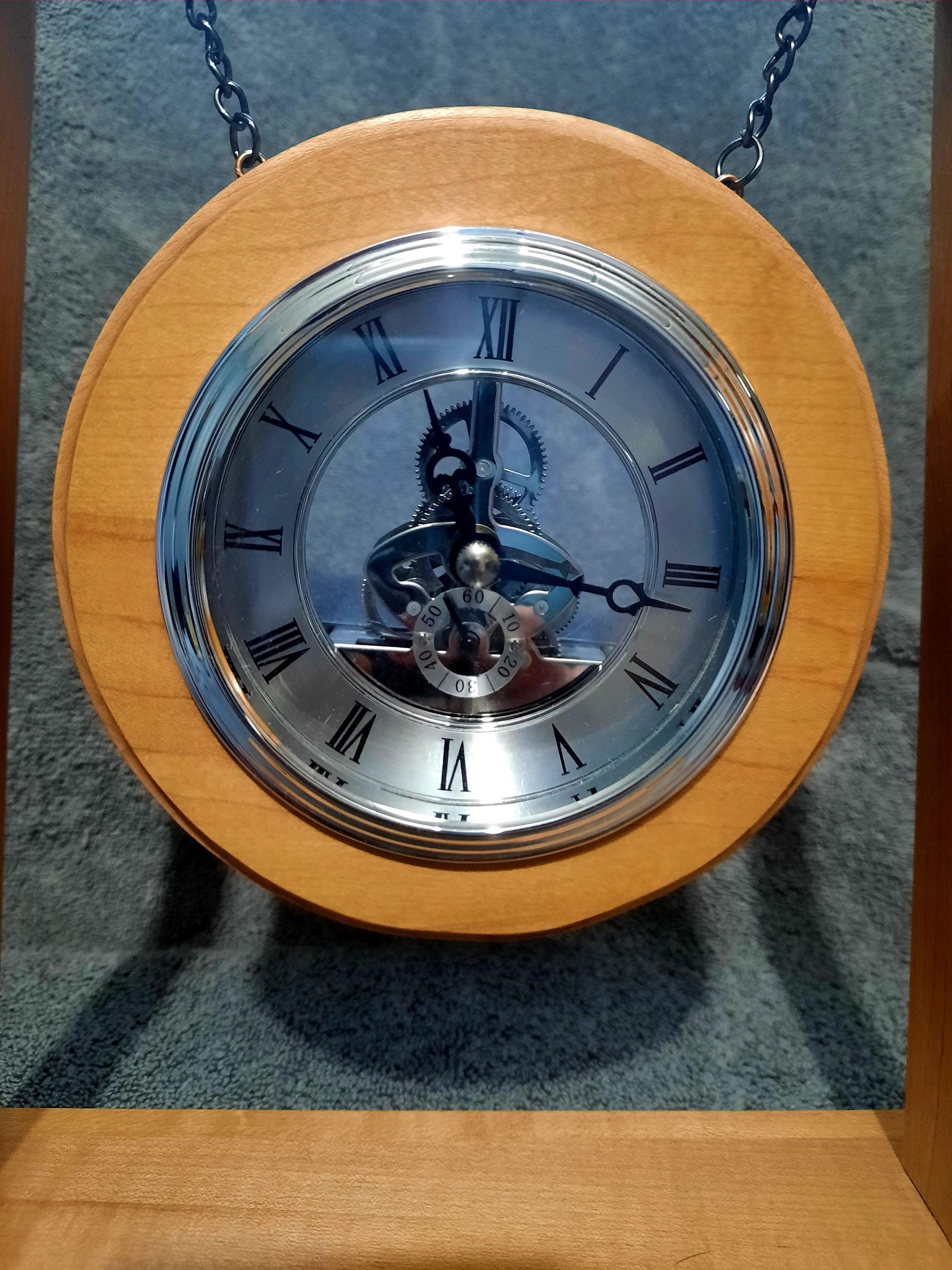 Standing Clock With See Through Gears - Etsy