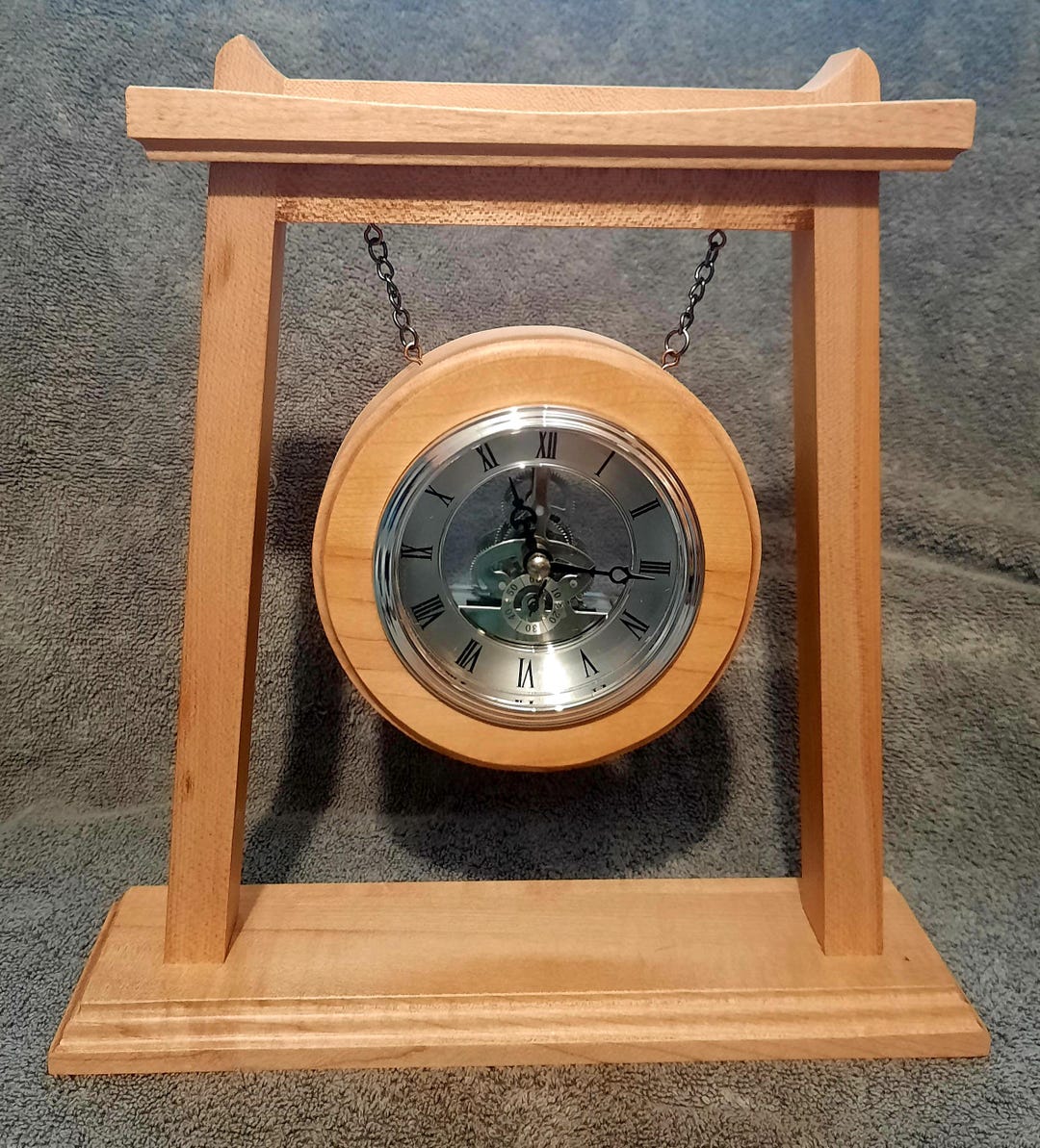 Standing Clock With See Through Gears - Etsy