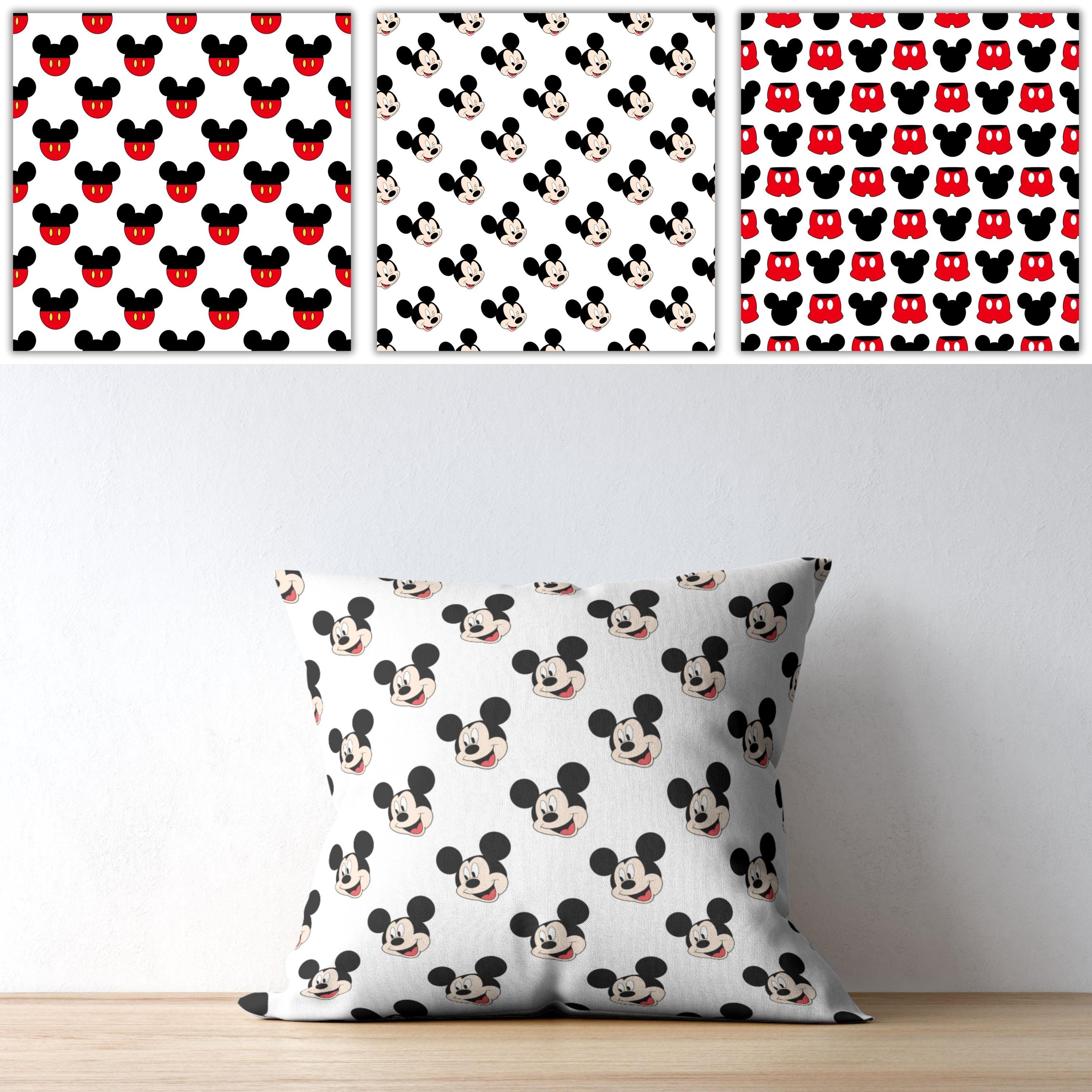 Mickey Mouse Digital Paper, Disney Scrapbook Paper, Mickey Mouse ...