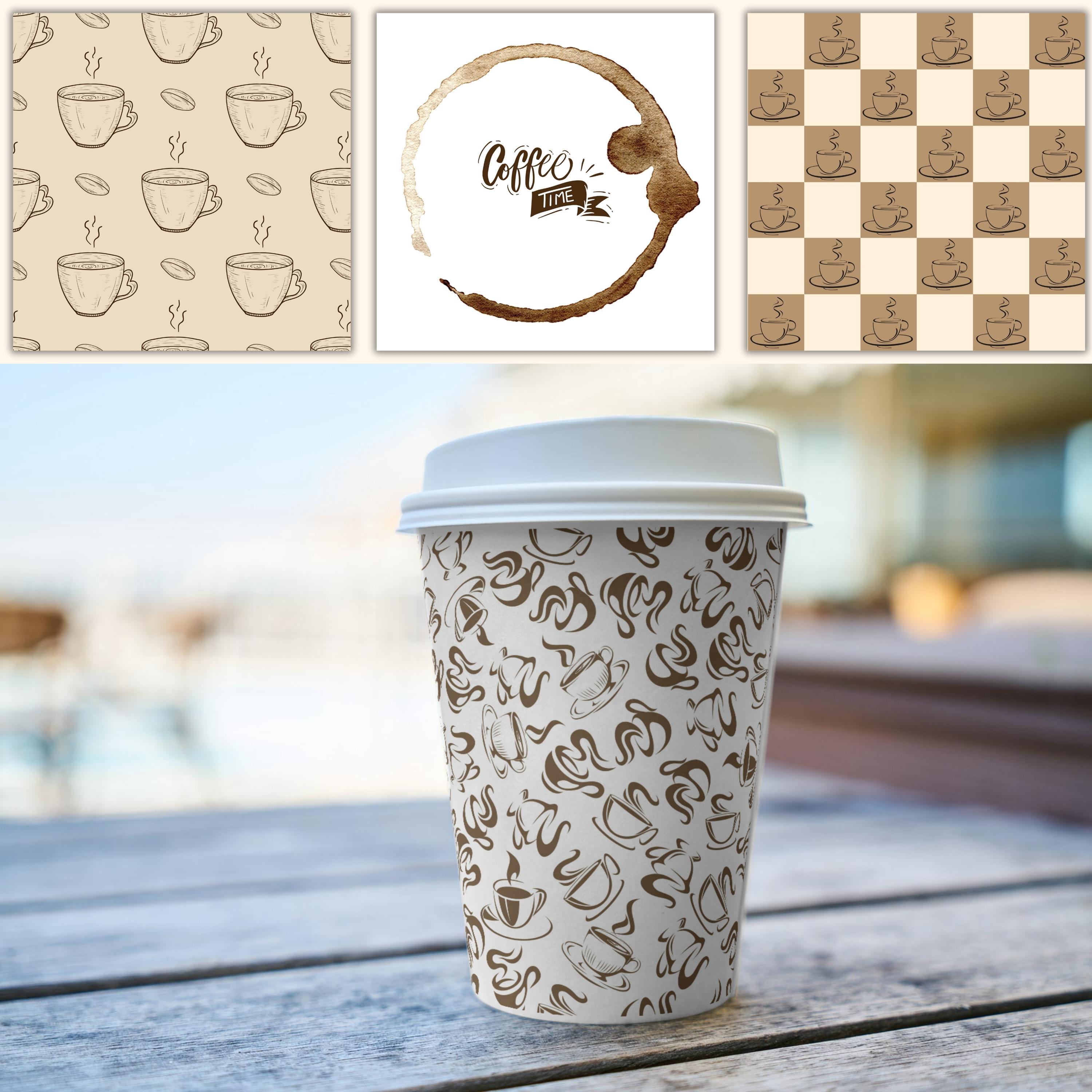 Coffee Seamless Digital Paper, Coffee Digital Paper Pack, Coffee ...