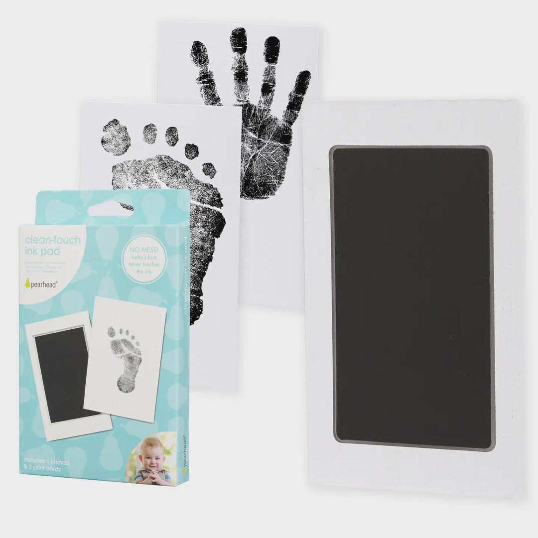 Baby Handprint or Footprint Clean-touch Ink Pad Kit - Etsy