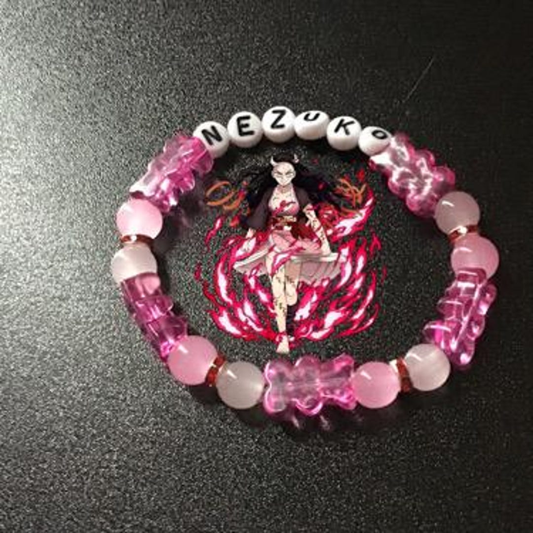 Nezuko Kamado Bracelet - Etsy