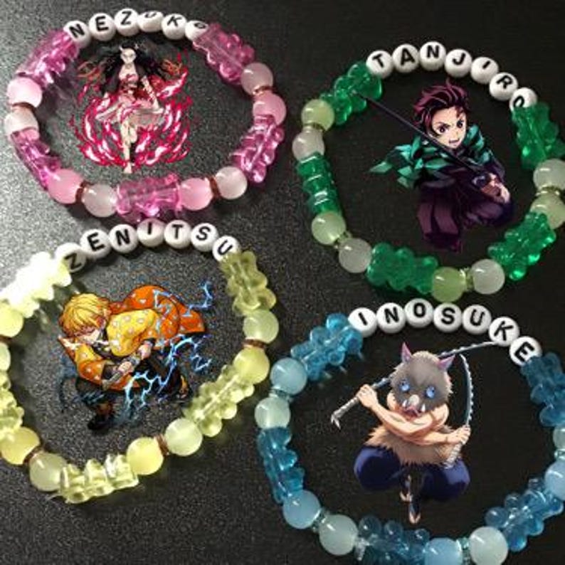 Nezuko Kamado Bracelet - Etsy