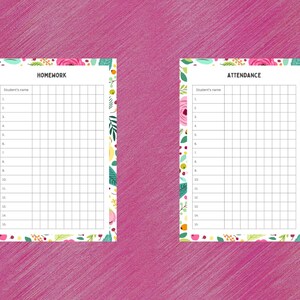 Teacher Planner Printable Stay Organized With Lesson Plans, Academic ...