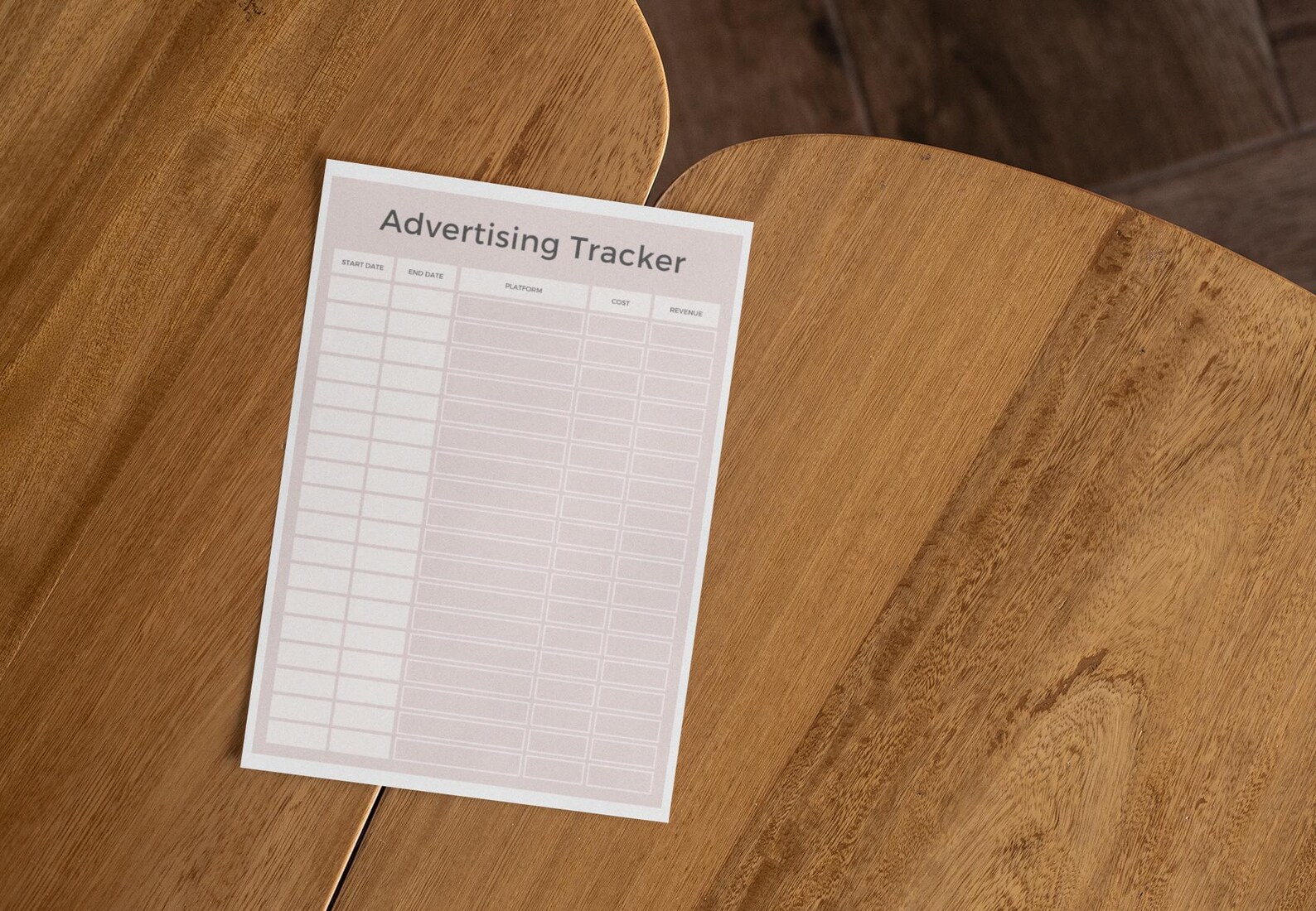 Printable Campaign & Advertising Tracker Digital Ad Campaign Tracker ...