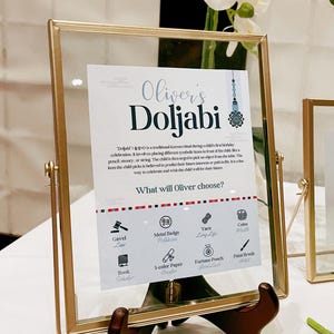 Blue Doljabi Board Set for Dohl Birthday Celebration, First Birthday ...