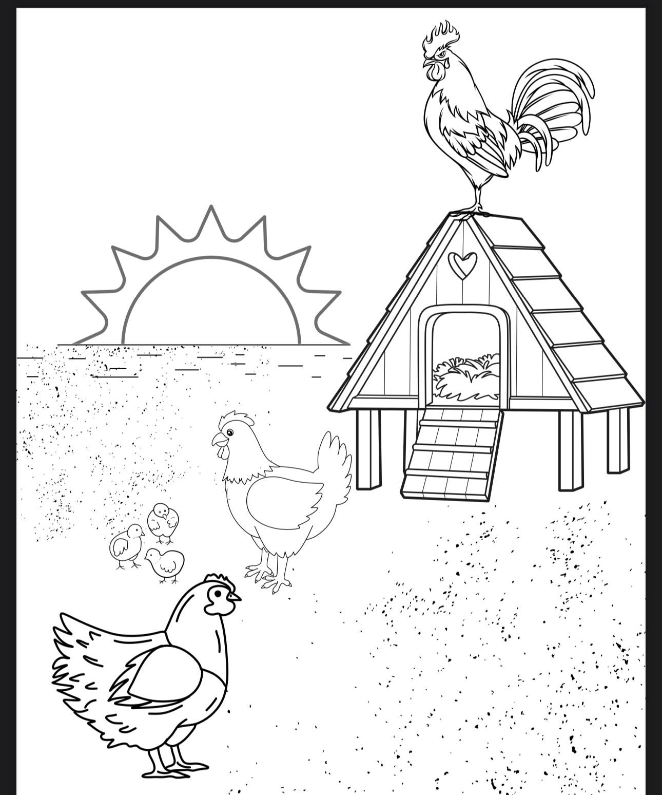 Coloring Down on the Farm - Etsy