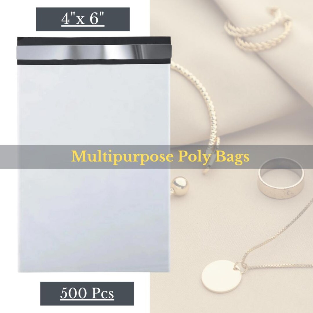 4x6" Milky White Poly Mailers: Self Sealing Shipping Bags (500 Pcs) - Etsy