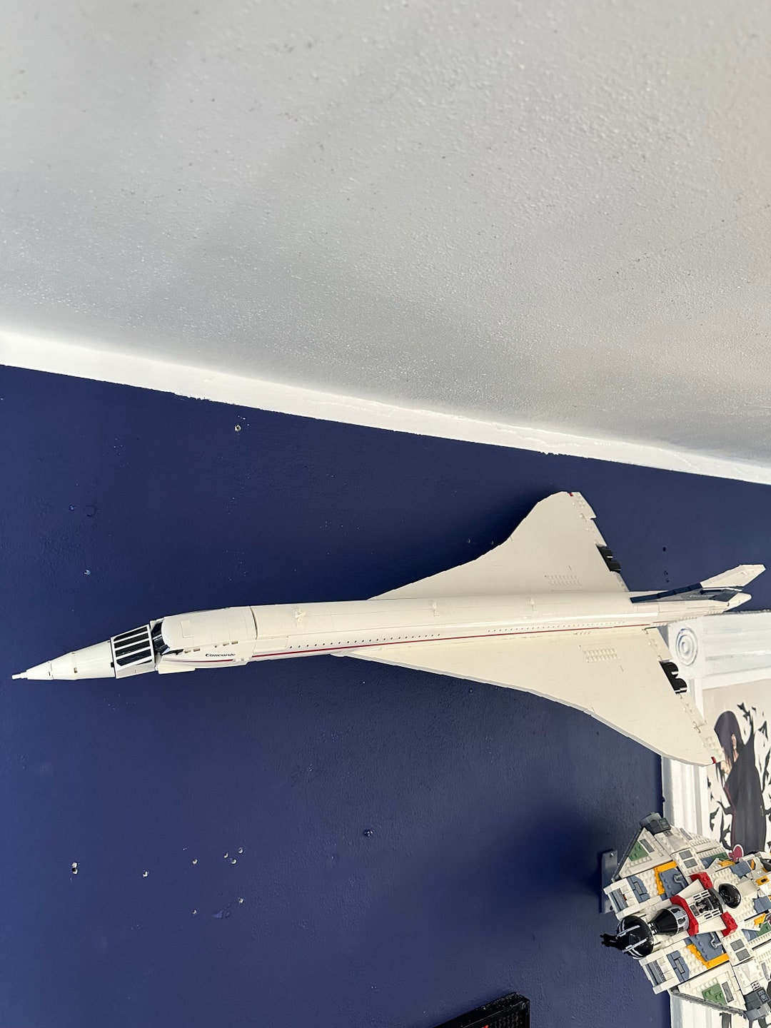 Wall Mount Display for Lego Icons Concorde 10318 - Etsy