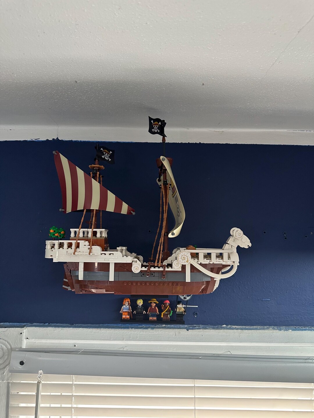 Wall Mount Display for Lego One Piece the Going Merry Pirate Ship - Etsy