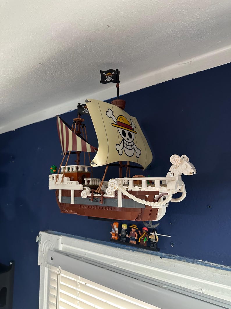 Wall Mount Display for Lego One Piece the Going Merry Pirate Ship - Etsy