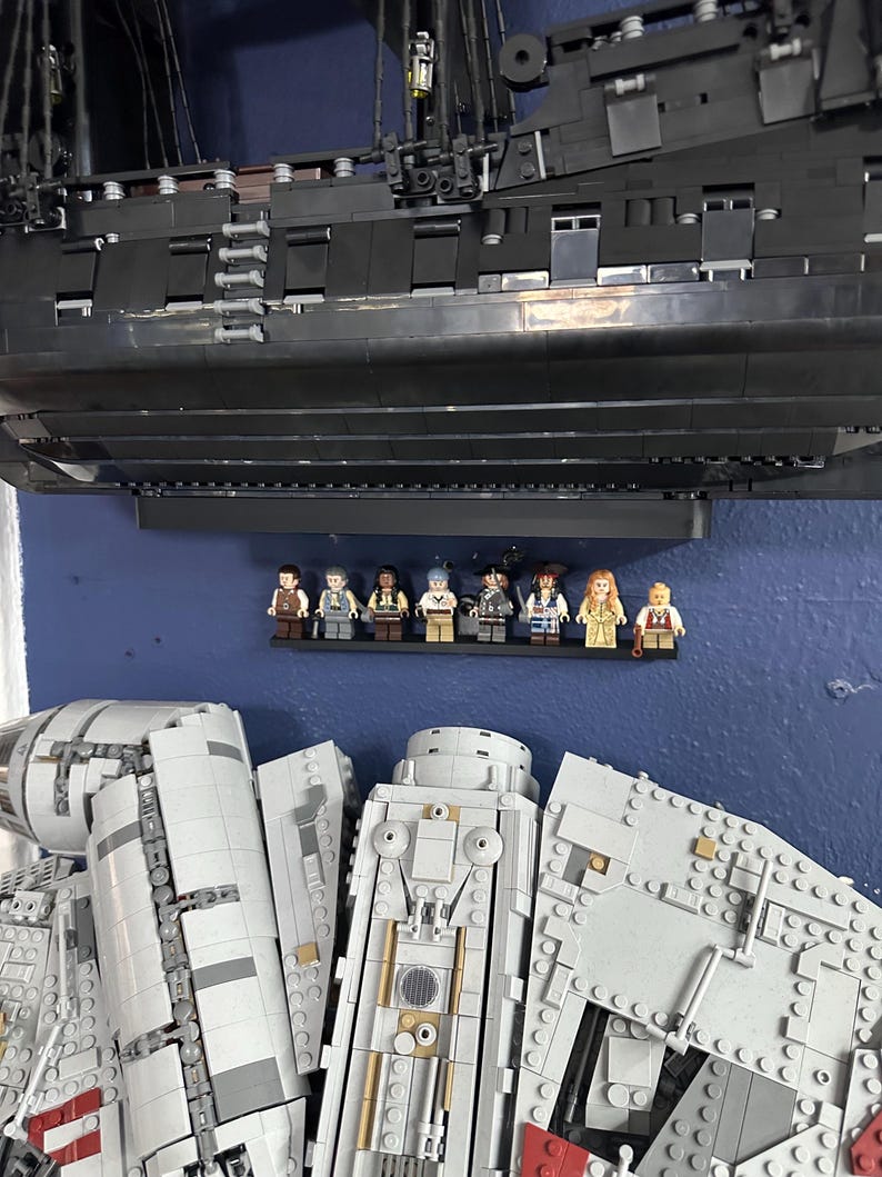Wall Mount Display for Lego Pirates of the Caribbean Black Pearl - Etsy