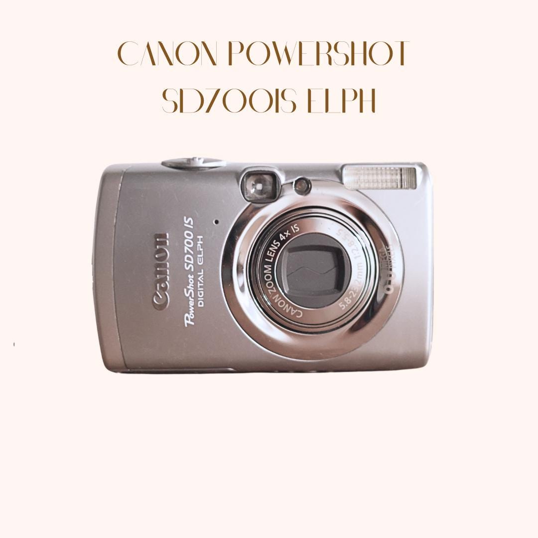 Retro Y2K Canon Powershot SD700 IS 6 MP Digital Camera With Image ...