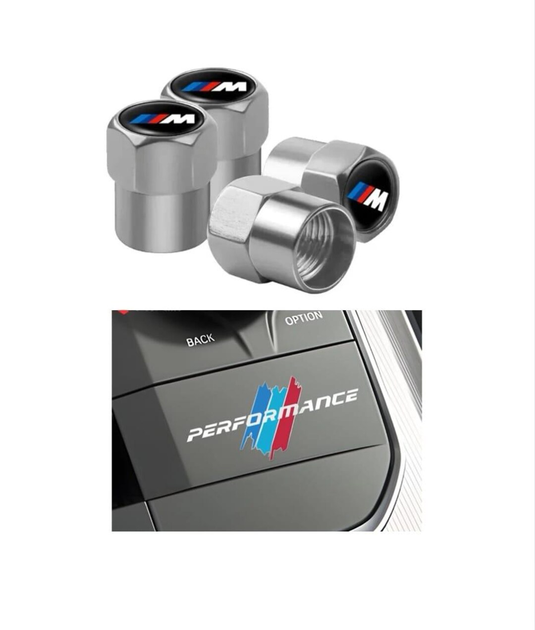 Brand New Silver BMW M Sport 4 BMW Tyre Valves Caps Free Bmw ...