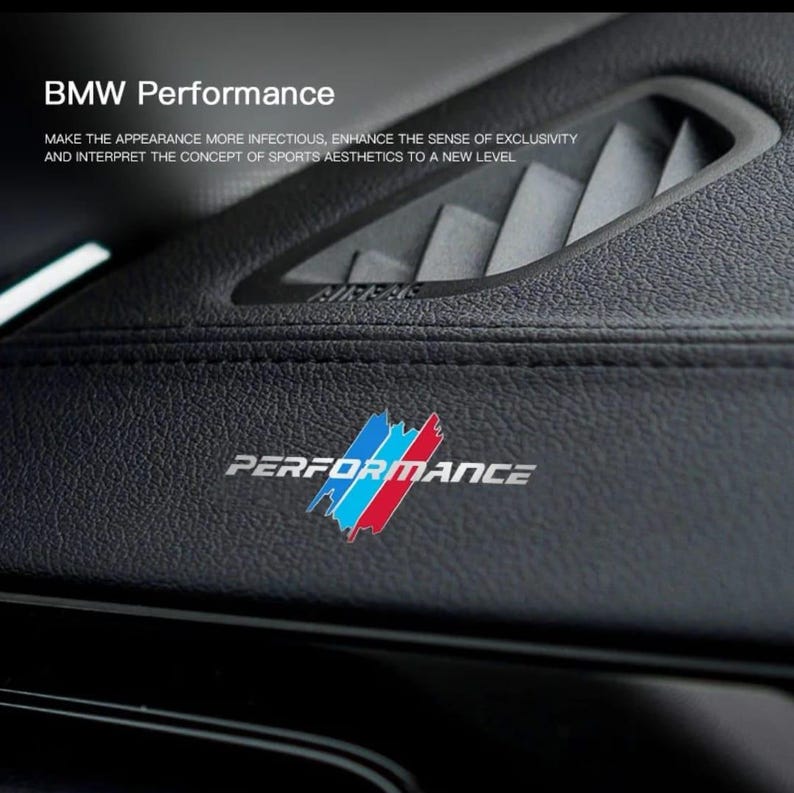 Brand New BMW M Sport 2 Sticker Set Wing Mirror Windows, Interior ...