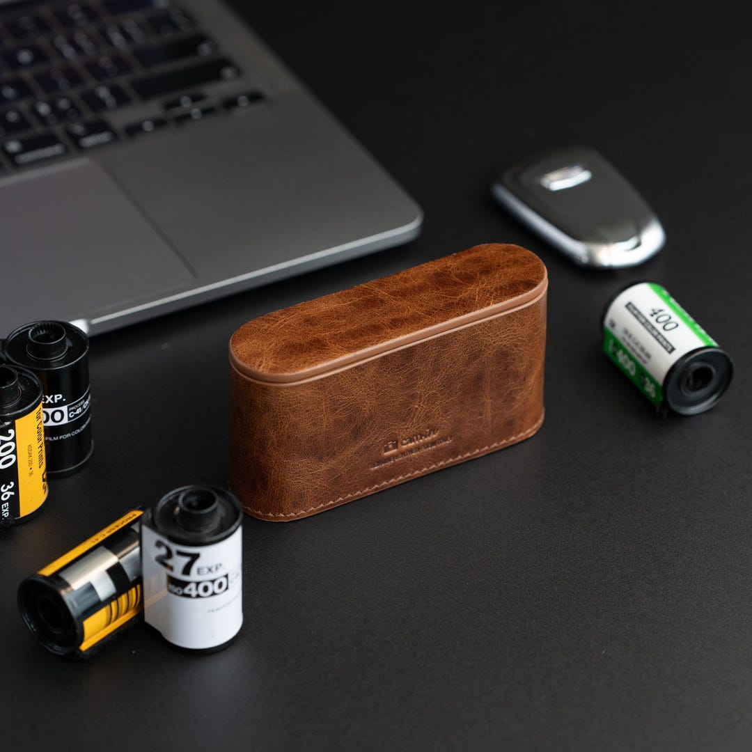Leather Analogue Film Holder Case - Premium Leather Storage for Film ...