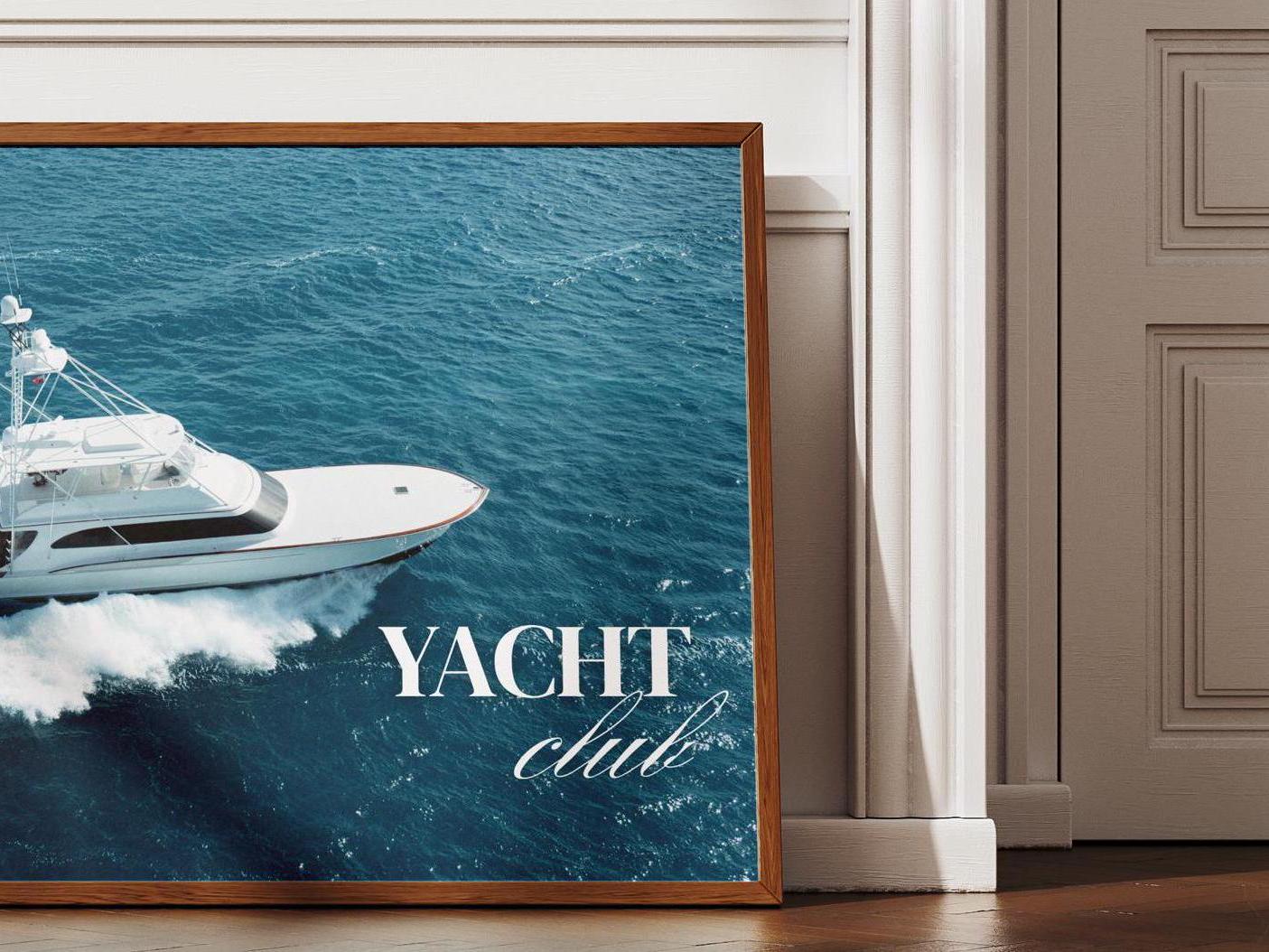 Yacht Poster Old Money Aesthetic Poster Chic Poster Yacht Wall Art ...