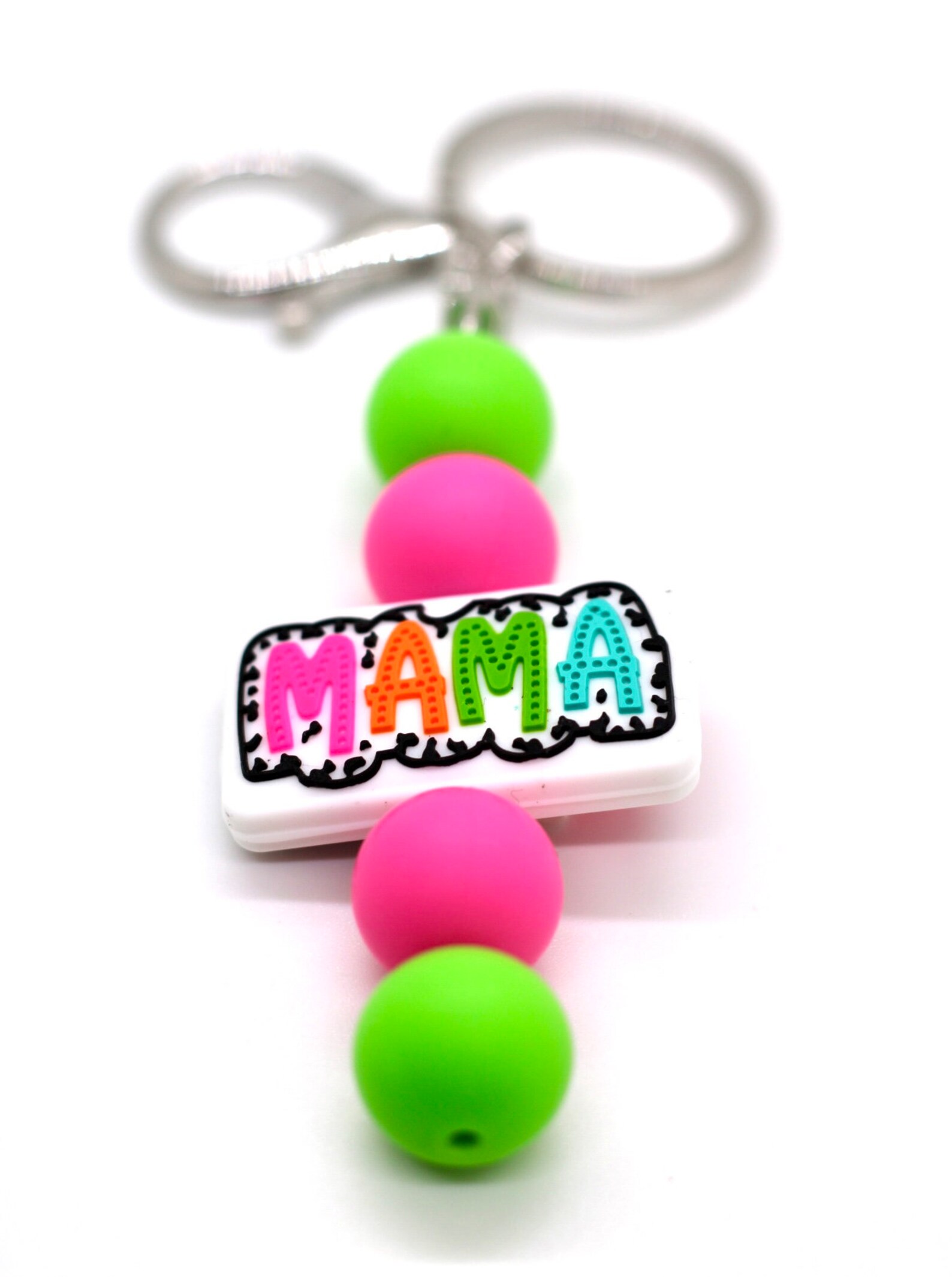 Colorful Mama Keychain - Etsy