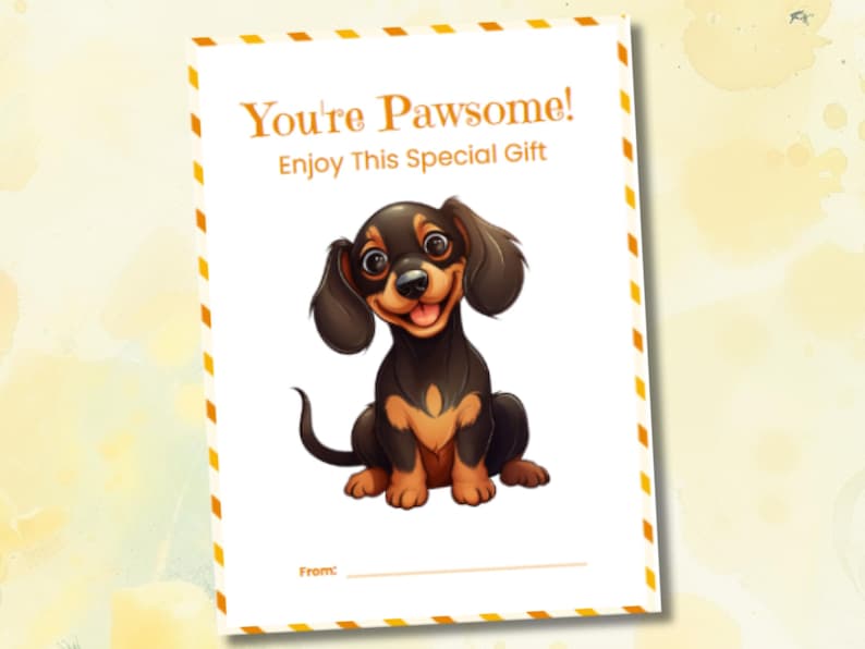 Printable Veterinarian Gift Card Holder Idea for Vet Thank You Card Dog ...