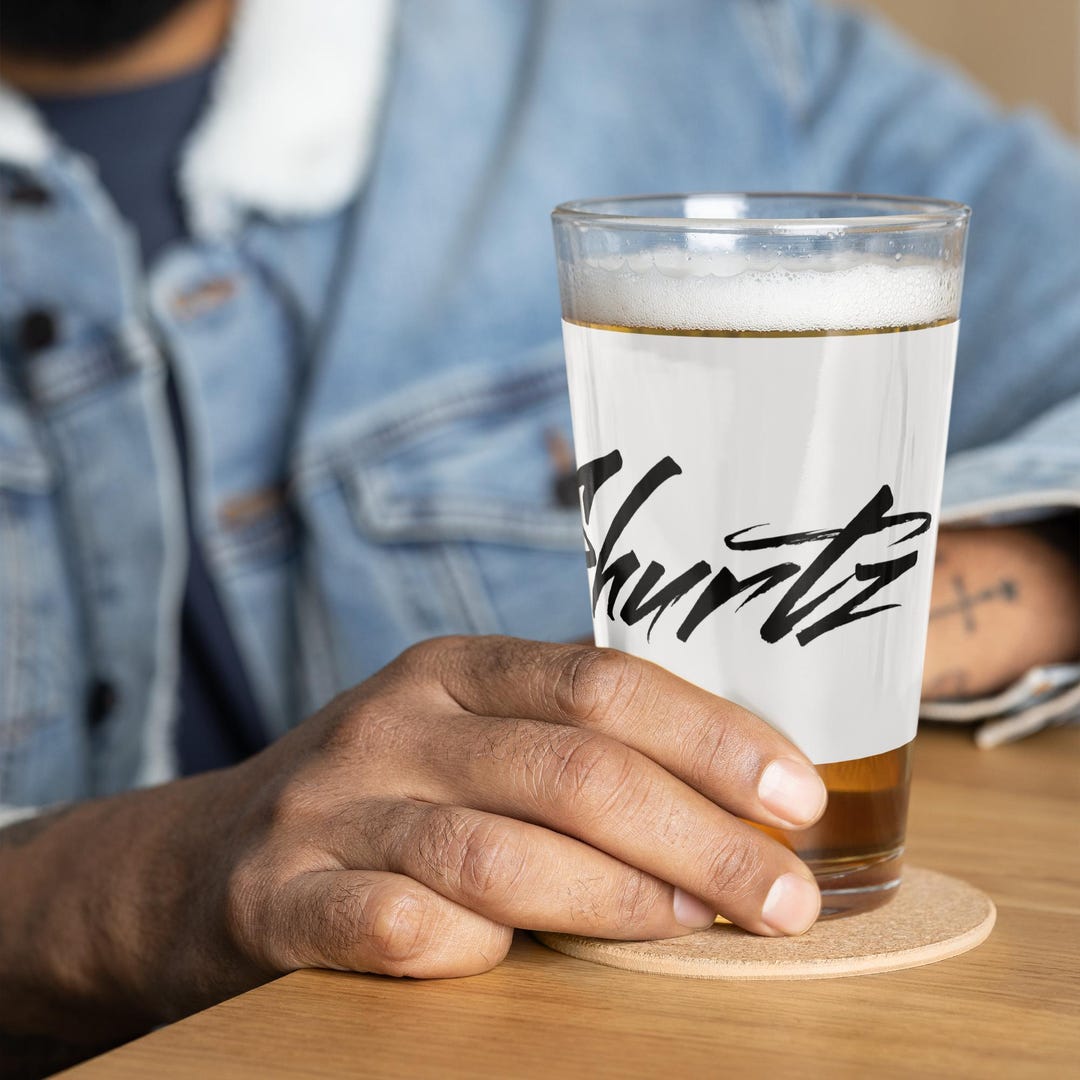 Shurtz Shaker Pint Glass - Etsy