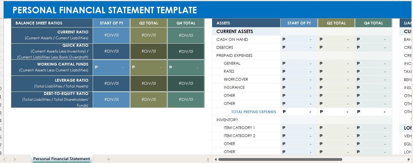 Personal Finance Excel Templates (instant Download)- Inclusions: 9 ...