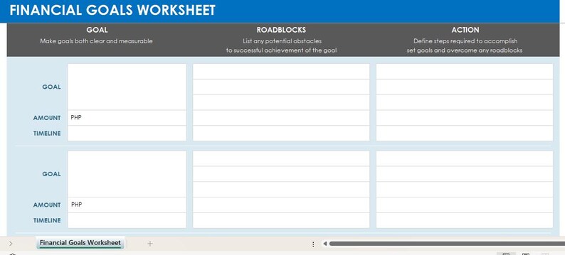 Personal Finance Excel Templates (instant Download)- Inclusions: 9 ...