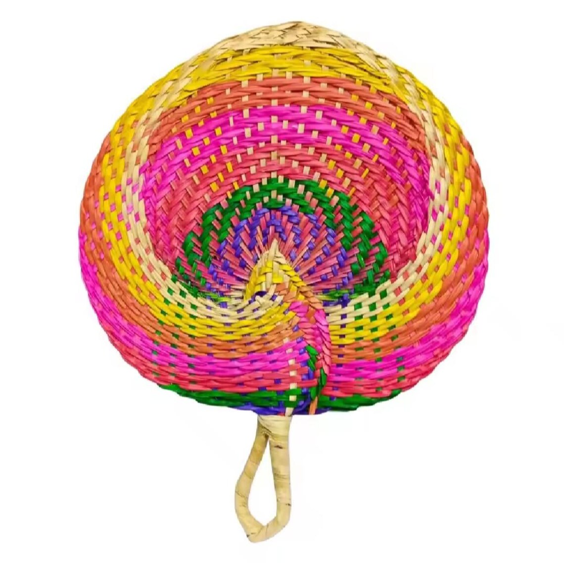 Abaniko Native Fan From the Philippines (natural Handwoven Natural Palm ...