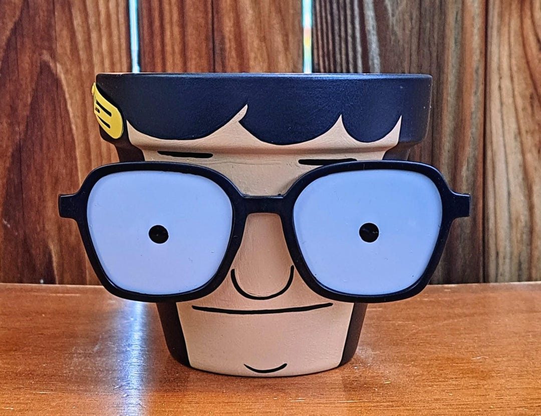 Bob's Burgers: Tina Belcher Planter - Hand-painted Terracotta Pot - Etsy