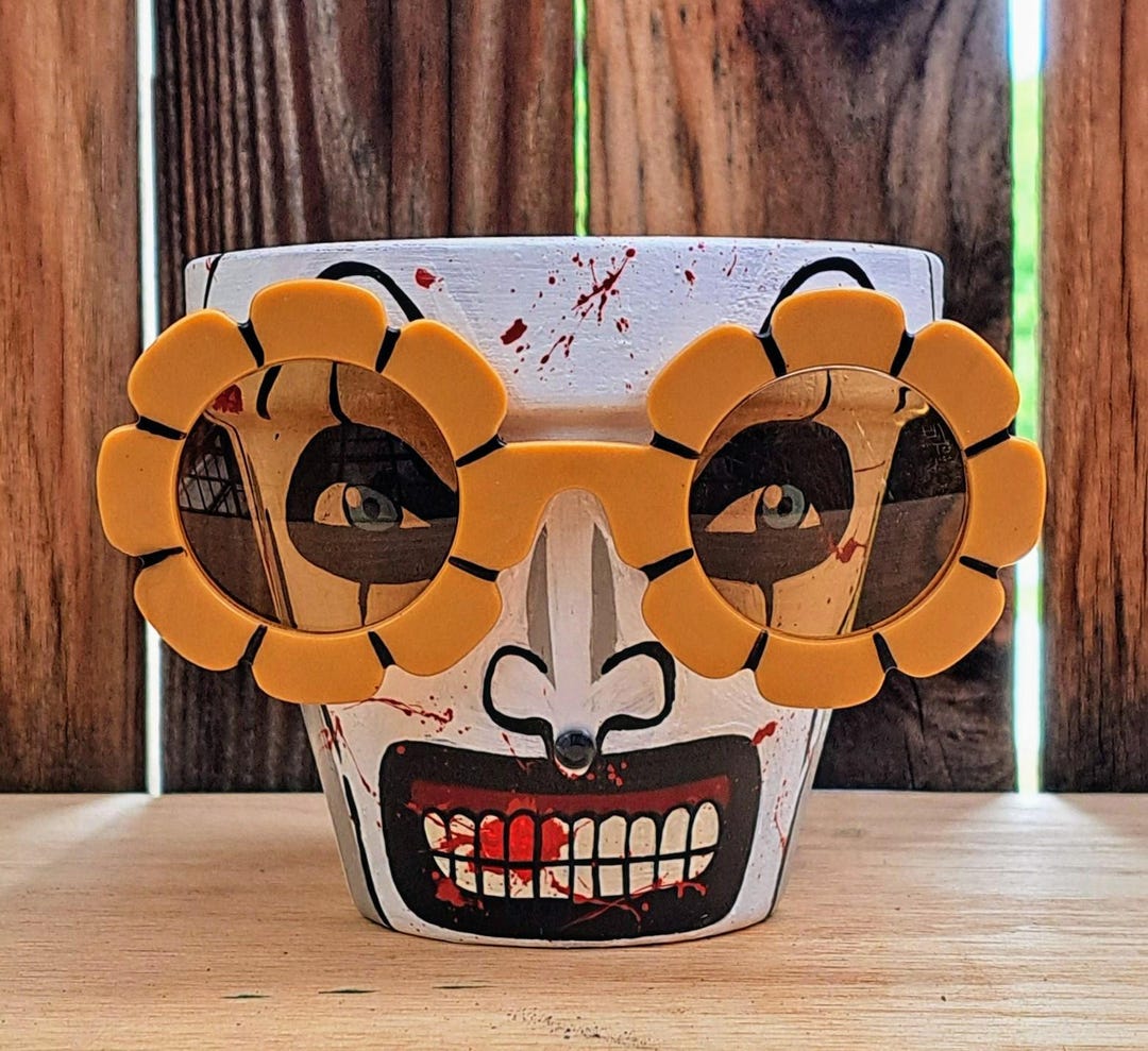 Art the Clown - Art the Clown Planter - Art the Clown Decor - Hand ...