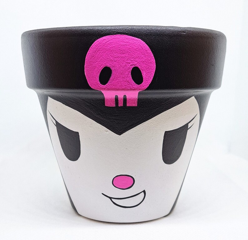 Sanrio kuromi 4 Terracotta Character Planter, Pot, Indoor Planter, Home ...