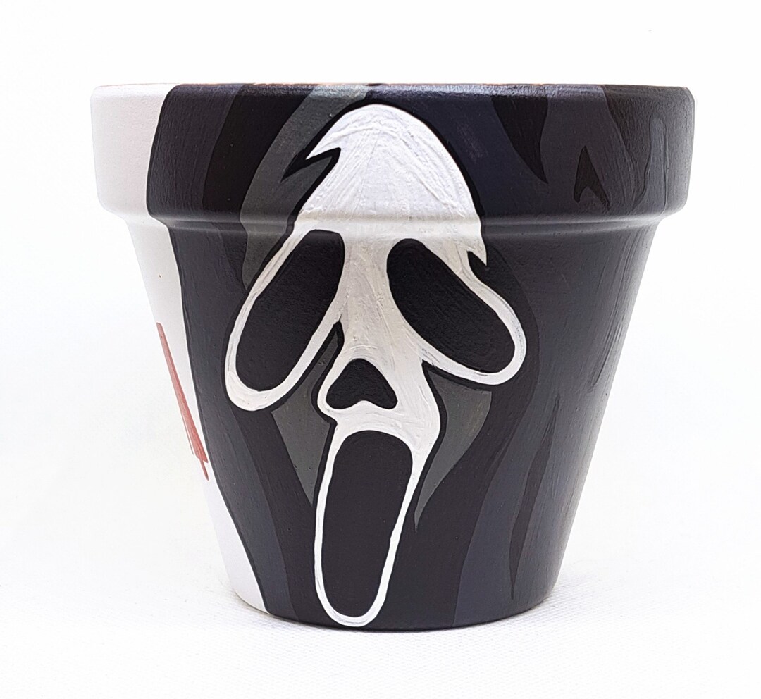 Scream Ghostface 4 Terracotta Character Planter, Pot, Indoor Planter ...