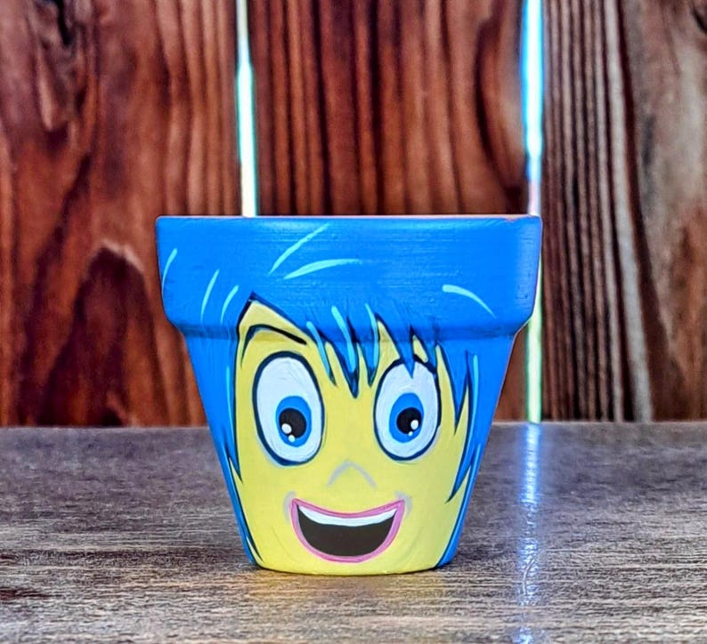 Inside Out Planters: Joy & Sadness Mini Pots - 2 Inch Pottery - Etsy