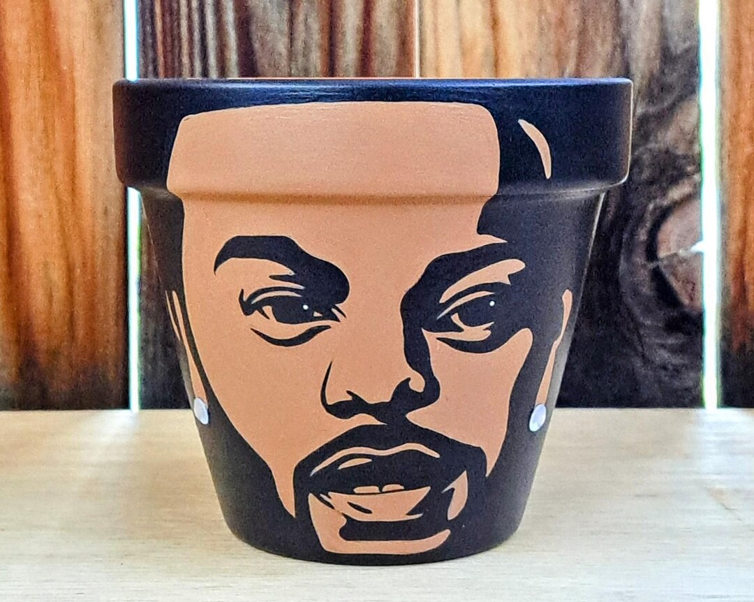 Hip-hop Legend Pot - Colorful Pottery - Hand-painted Planter - Painted ...