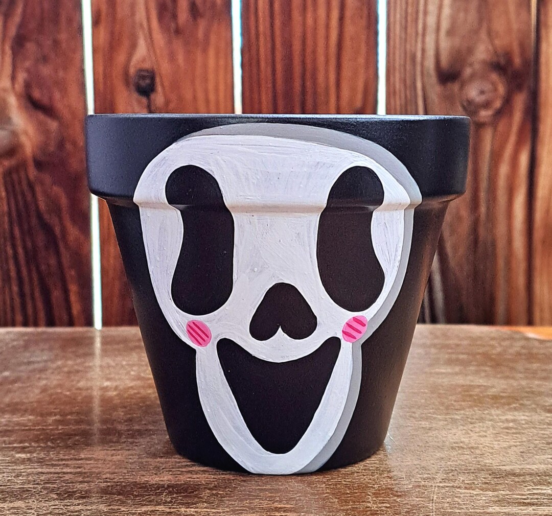 Cute Ghostface - Ghostface - Scream - Hand-painted 4" Terracotta ...