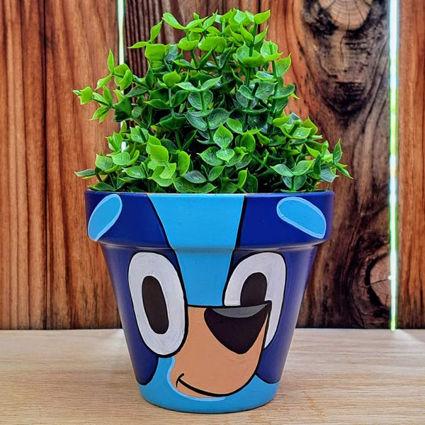 Hand Painted Pots - Etsy