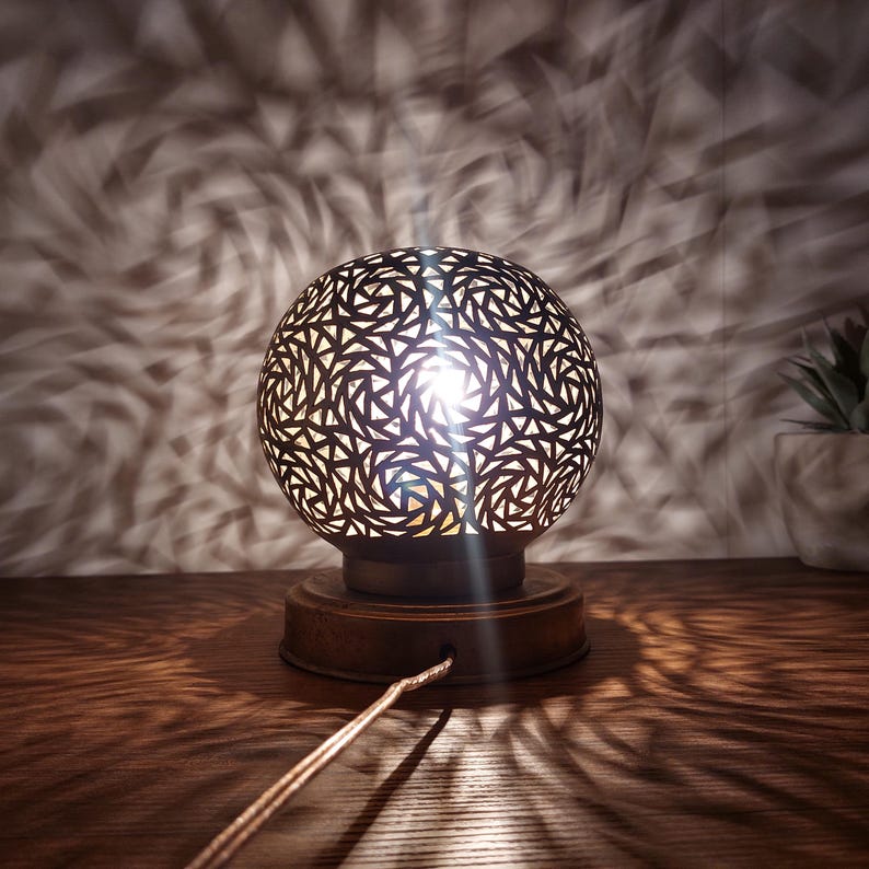Brass Table Lamp, Moroccan Small Floor Lamp - Handmade Floor Lights - Etsy