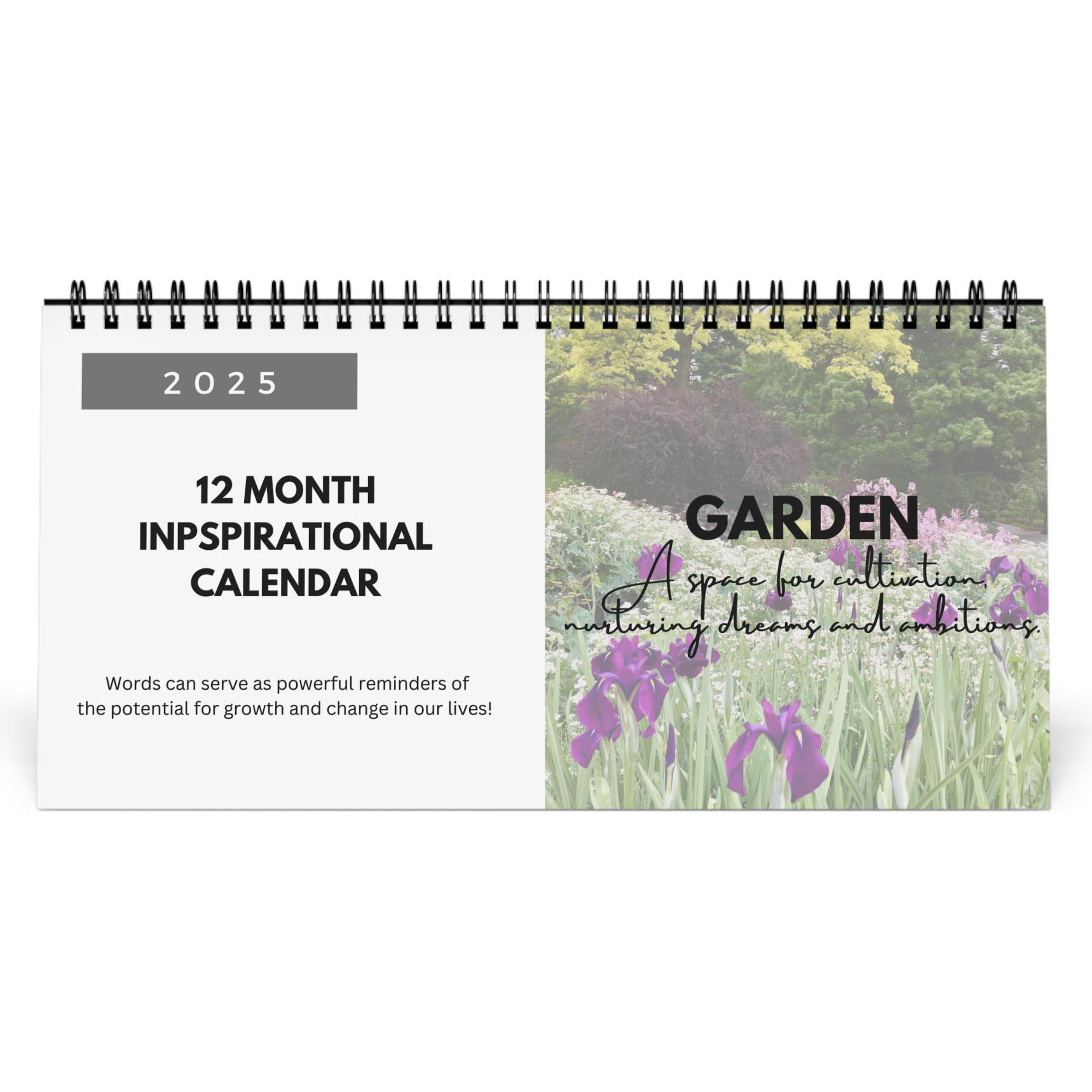 Nature Inspired Positivity 2025 Desktop Calendar Cultivating and ...