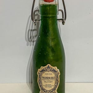 Shimmering Green Potion Apothecary Mandrake Restorative Draught - Etsy
