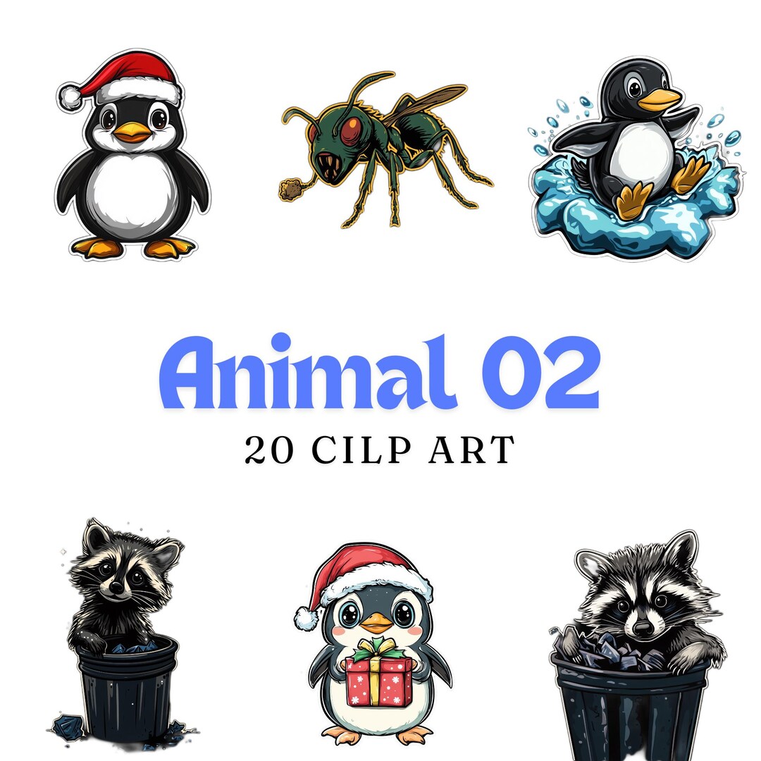 20 PNG Animal Clipart Bundle Animal Clipart Bundle Clipart Bundle ...