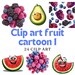 24 PNG Fruits Clipart Bundle Cute Fruits Clipart Bundle Cute Burry ...