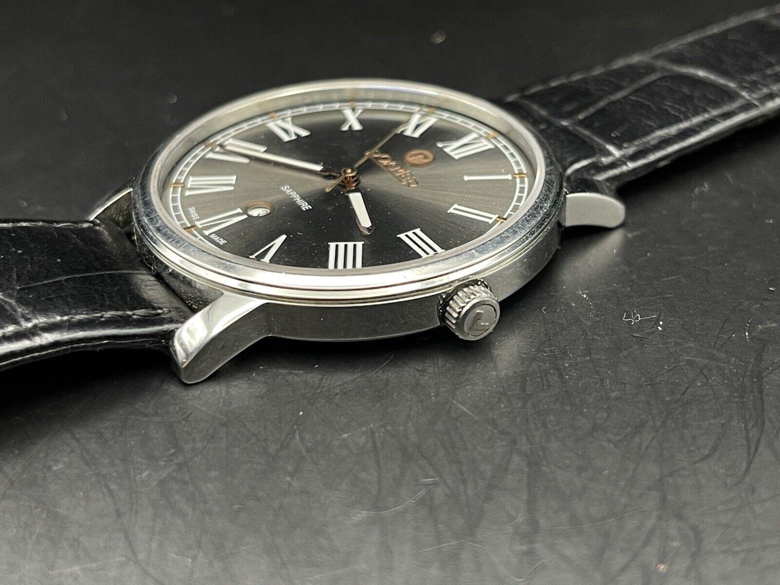 NOS Roamer Sapphire Quartz Gents Watch, Swiss Made, Date - Etsy