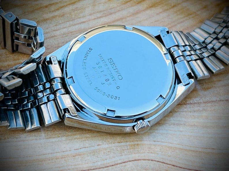 Vintage Seiko LM Automatic 25 Jewels Roman Dial 5606-8031 Mens Watch ...