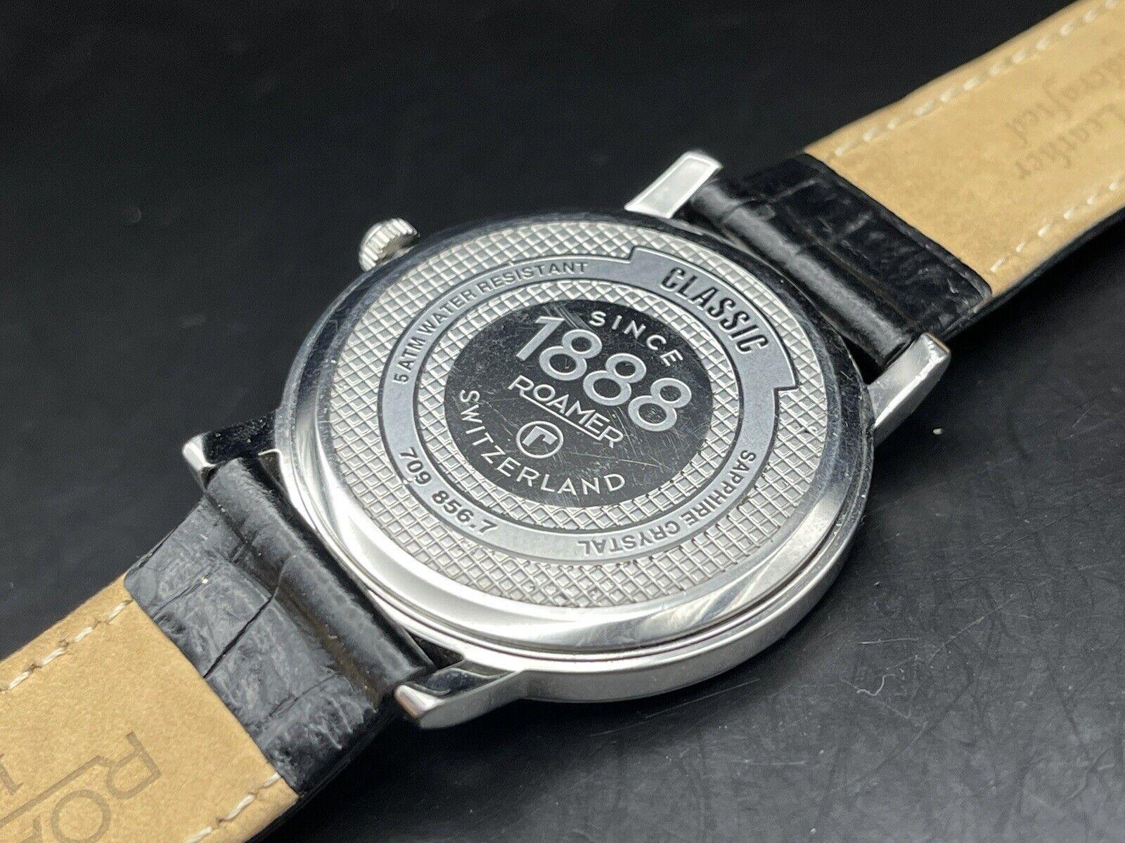 NOS Roamer Sapphire Quartz Gents Watch, Swiss Made, Date - Etsy