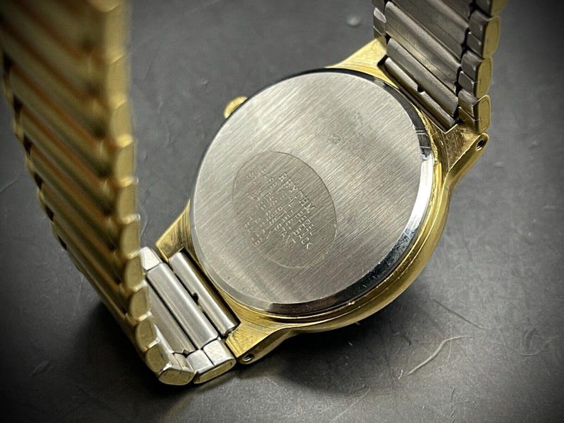 Vintage Rhythm Quartz 30mm Slim Watch, Japan Made - Etsy