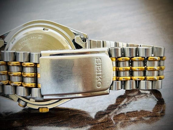 Vintage Seiko Kinetic Quartz Date Slim Mens Watch, Ja… - Gem