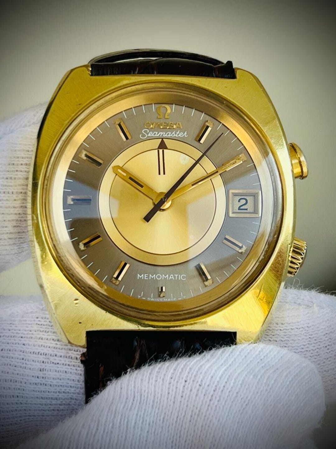 Vintage OMEGA SEAMASTER MEMOMATIC 40mm Mens Watch, Perfect - Etsy